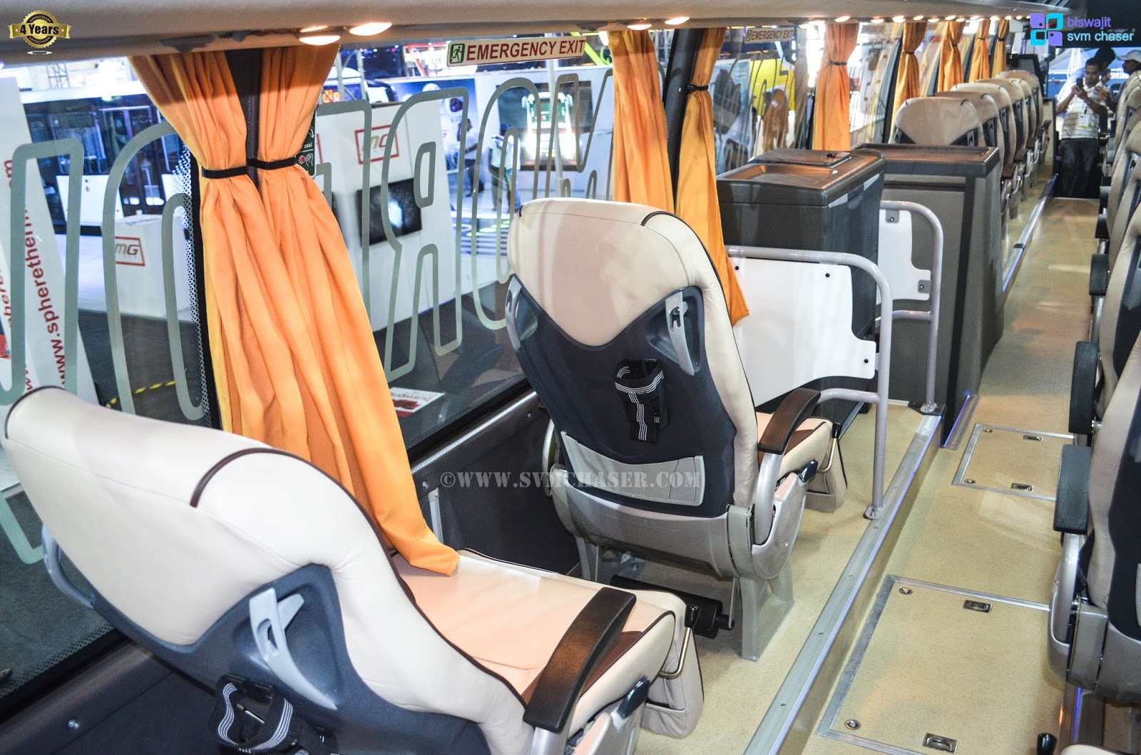 VOLVO B11R (Interiors) Part 2 - Bus World India 2016 | Biswajit SVM Chaser