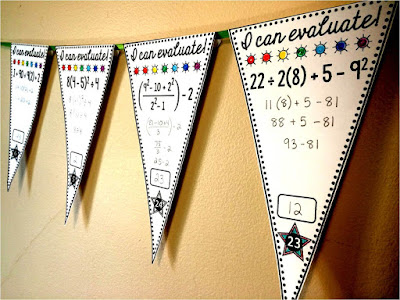 Scaffolded Math and Science: Math Pennants are a fun way to show off ...