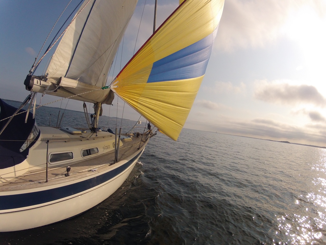 Sailing photography with the GoPro camera - S/Y Dolphin Dance
