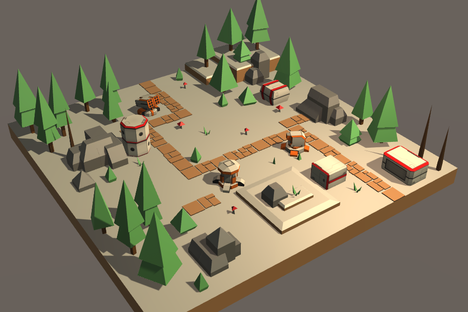 SongGameDev: Low-Poly Scene