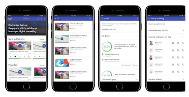 Infosys Lex - Infosys Employee Learning Mobile App - Youth Apps