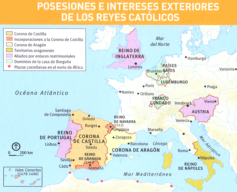 BIOMBO HISTÓRICO: LOS REYES CATÓLICOS. POLÍTICA EXTERIOR