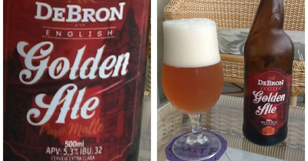 CERVEJA DEBRON - GOLDEN ALE - CERVEJA COMO SÃO AS COISAS