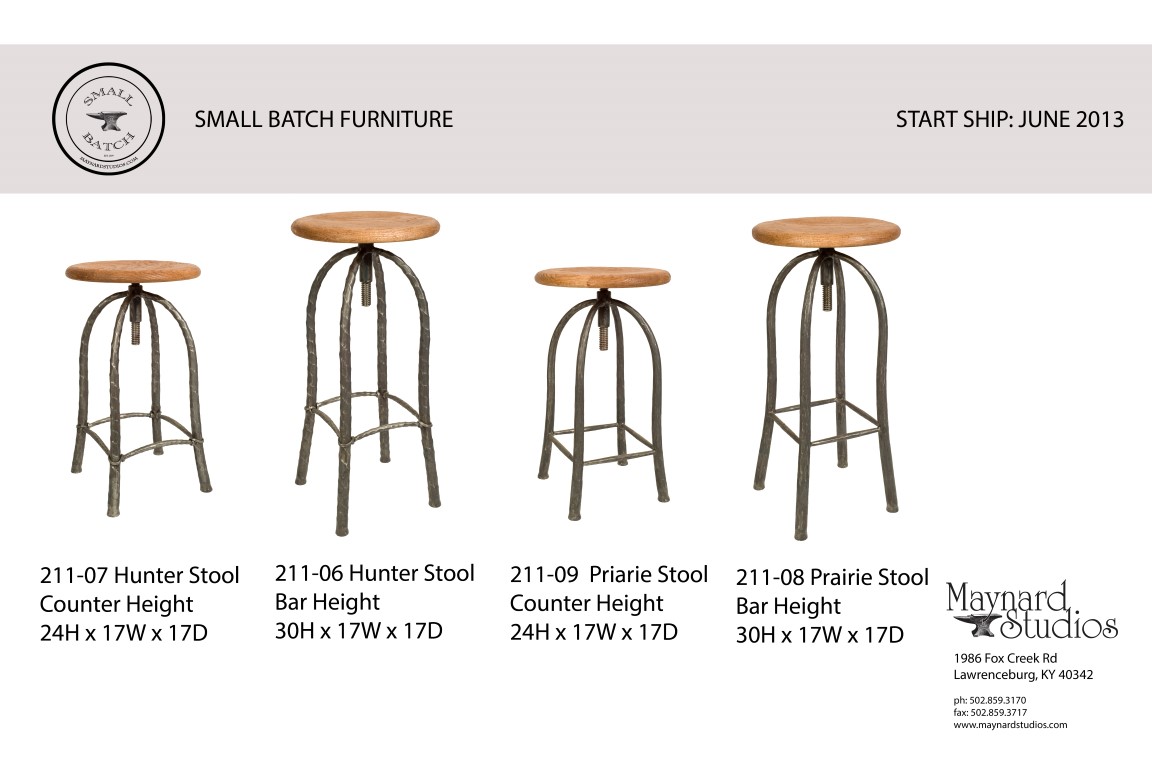 Maynard Studios: Small Batch Furniture Tear Sheets