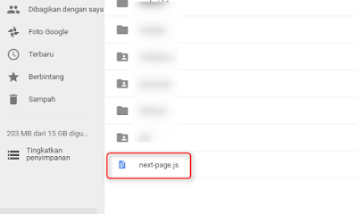 Cara Host File JS Di Google Drive | inisiteku