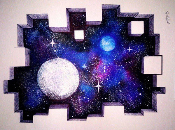 ¿Puedes creer que este arte Notepad es 2D? - DTM Querétaro