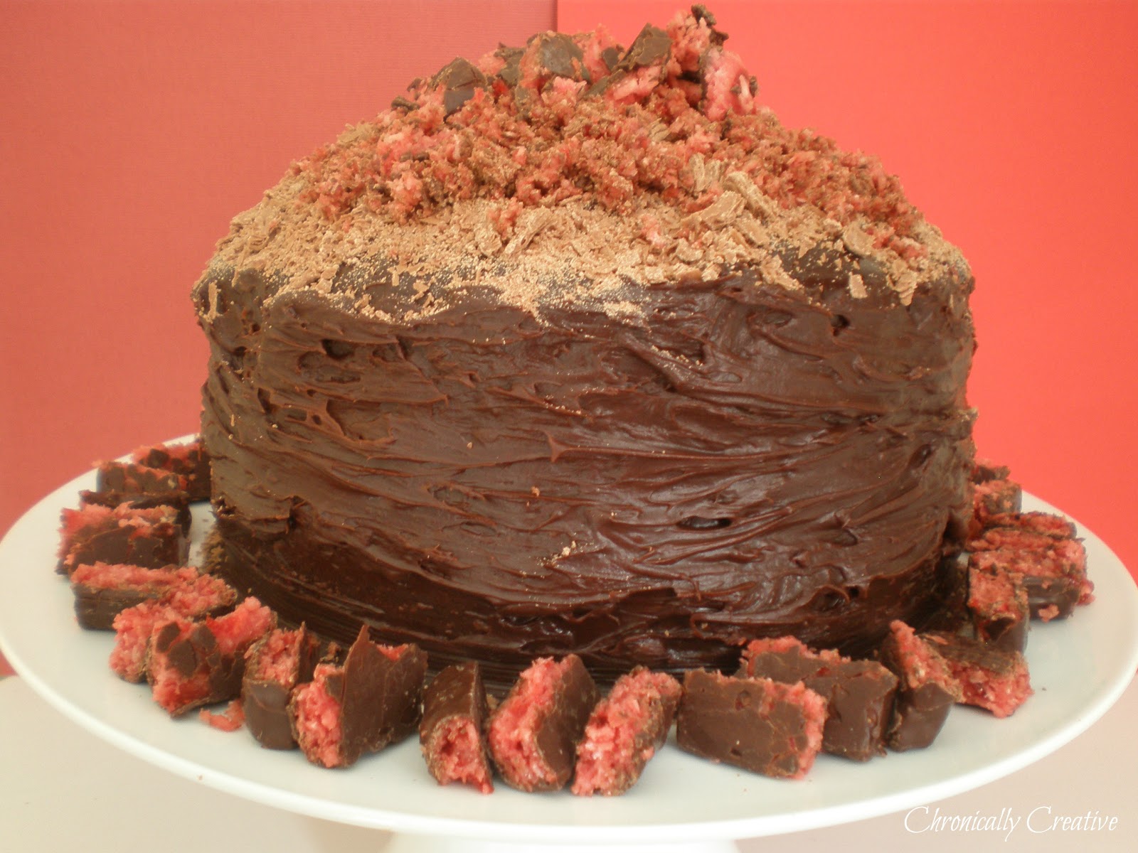 Double Layer Cherry Ripe Cake - Chapter Creativity