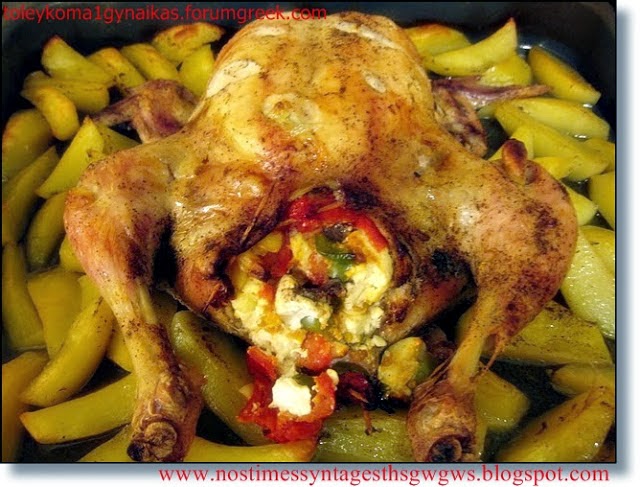 Spicy stuffed chicken | deliciousrecipesofgogo