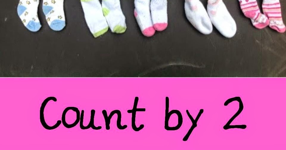 The Elementary Math Maniac: Skip Counting by 2's With Socks