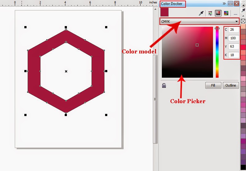 CorelDraw Tutorial : Logo of Douglas County Bank ~ Infotech-Easy