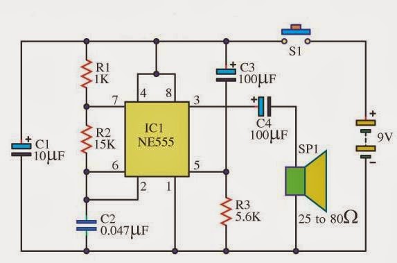 RANGKAIAN DOOR BUZZER + LAYOUT PCB | ILMU ELEKTRONIKA