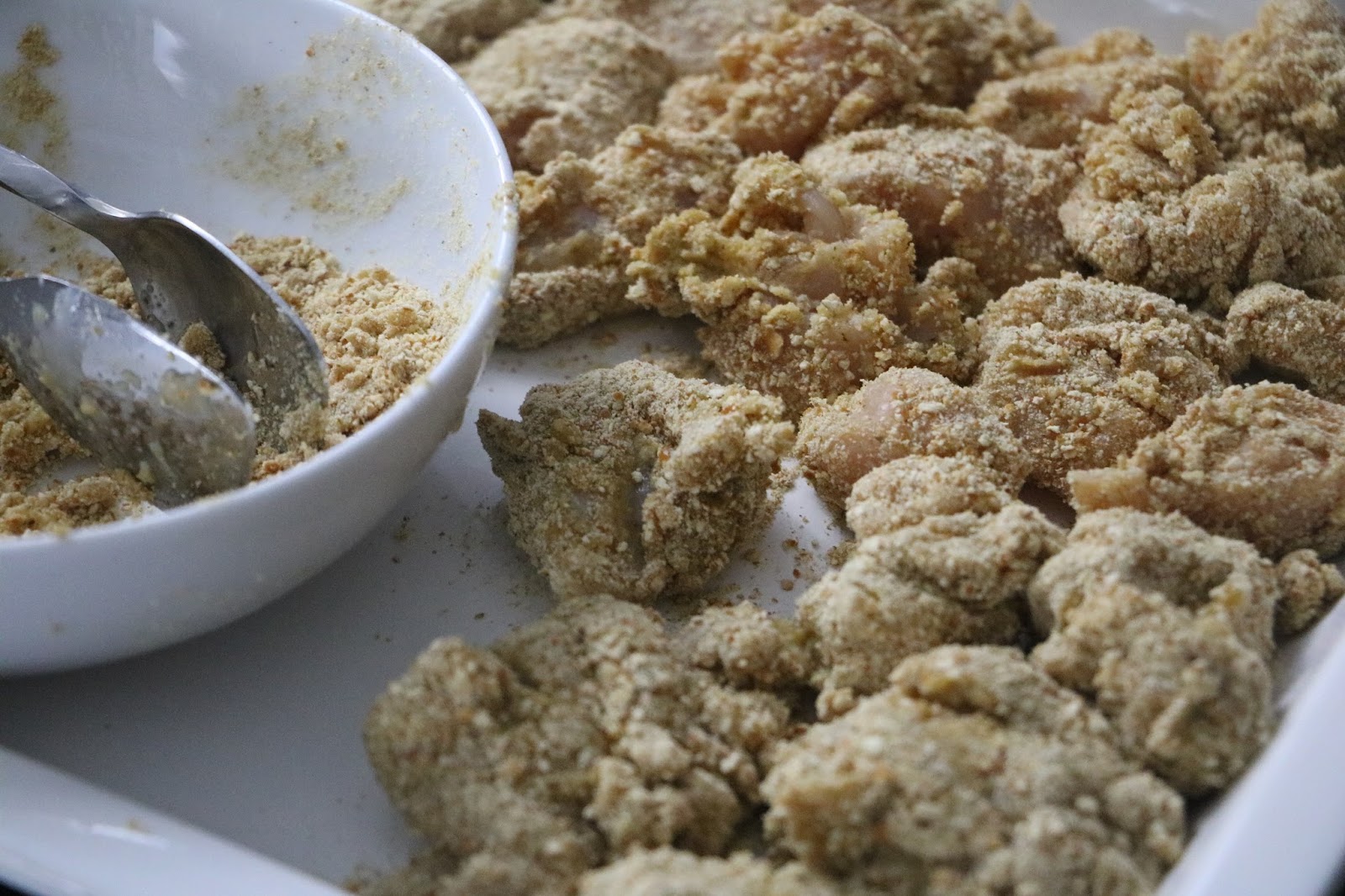emaginë: PRETZEL CRUSTED SWEET TEA CHICKEN NUGGETS