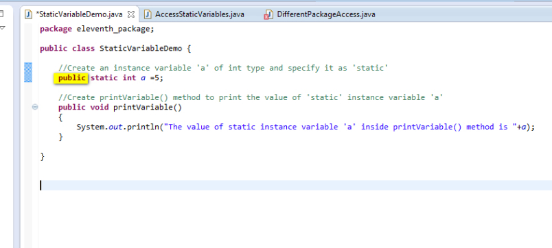 Testing Tools Qa Training Static Instance Variables