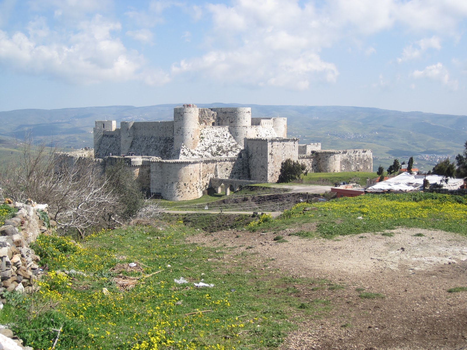 Three Syrian Castles; Krak de Chevalier, Qal'at Salah El-Din and Qalat ...