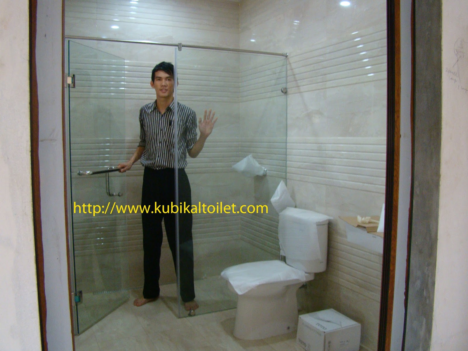 Kaca Kamar Mandi Shower Fitting Project Tangerang - KUBIKAL TOILET KO ...