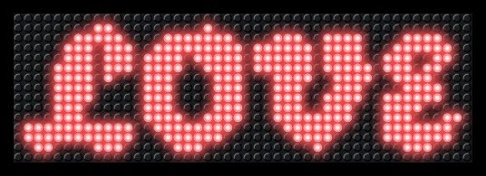 Picture to People: LED text effect generator online
