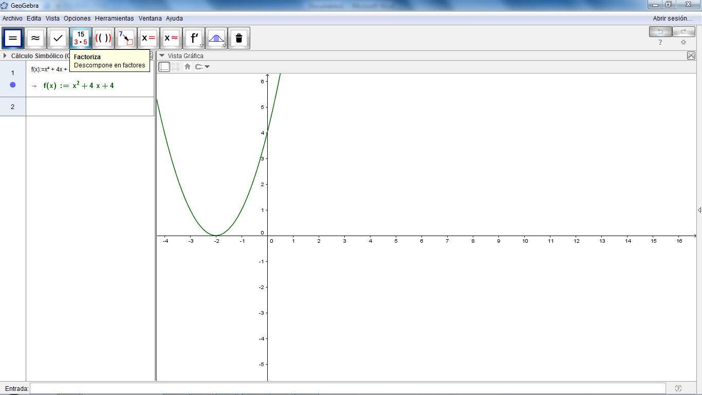 FACTOREO: GEOGEBRA (Tutorial)