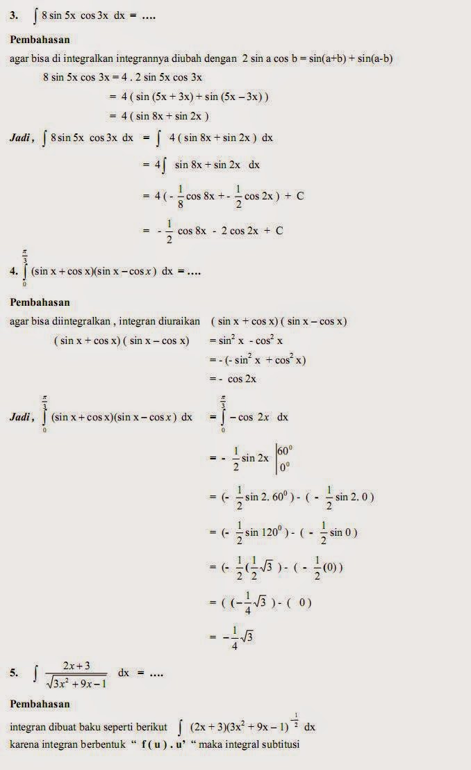 os2kangkung: SOAL SOAL DAN PEMBAHASAN ULANGAN MATEMATIKA SMA BAB HITUNG ...