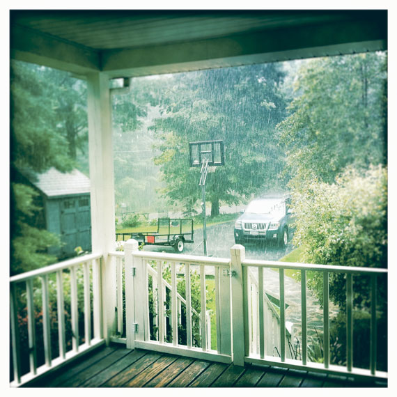Morning Meanderings: 6.3 - Watching the Rain from the Front Porch
