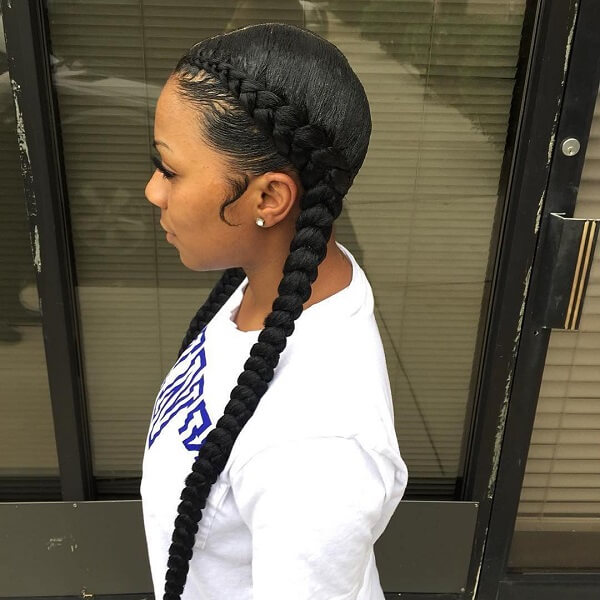 +17 Trendy Black Cornrows Hairstyles 2020 To try - style afrika