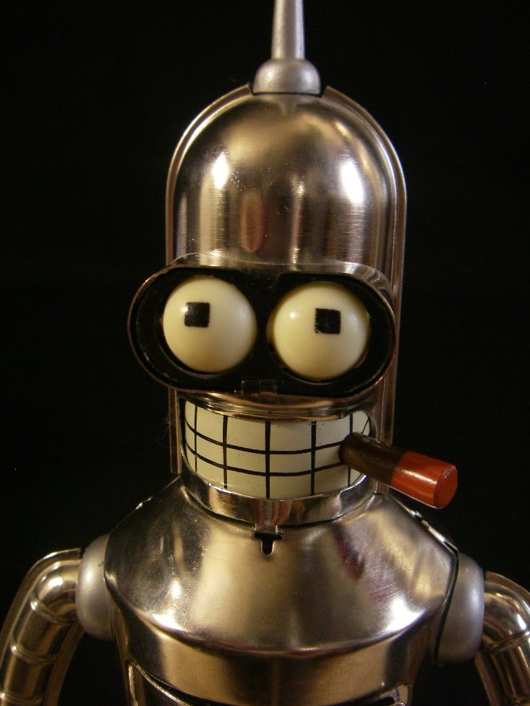 ROCKET USA FUTURAMA BENDER DIE CAST ROBOT ACTION TOY