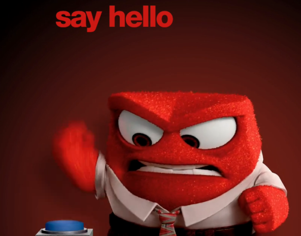 AGeekyLink: (VIDEO)ANGER IS THE THIRD CHARACTER FROM PIXAR'S INSIDE OUT
