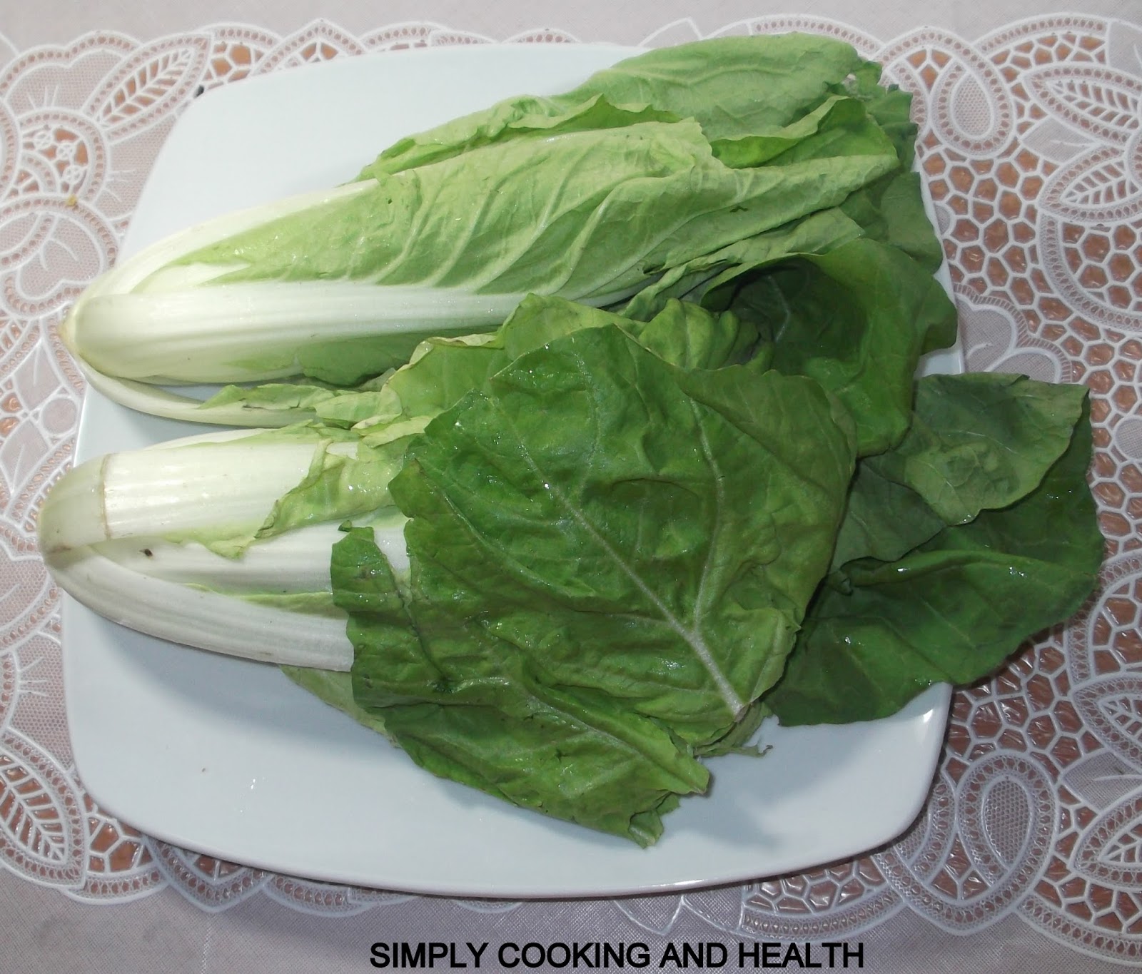 Simply Cooking and Health: Stir-fried Endives green with colourful capsicum