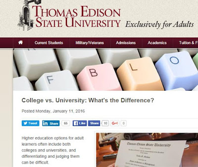 College History Garden: Thomas Edison State University announces new ...