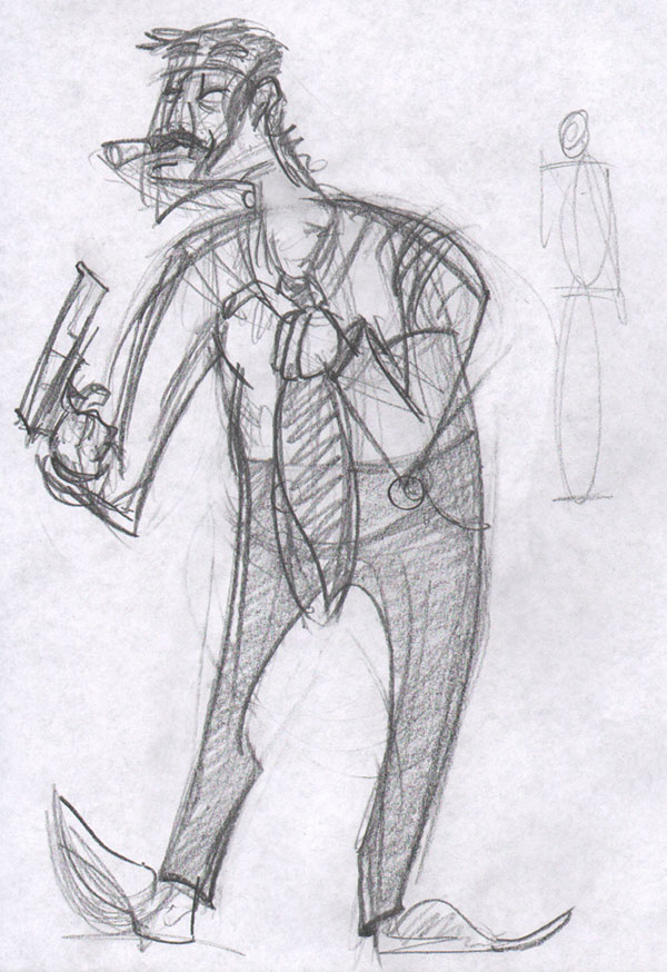 The Art of Lavalle Lee: David Colman Character Study 2