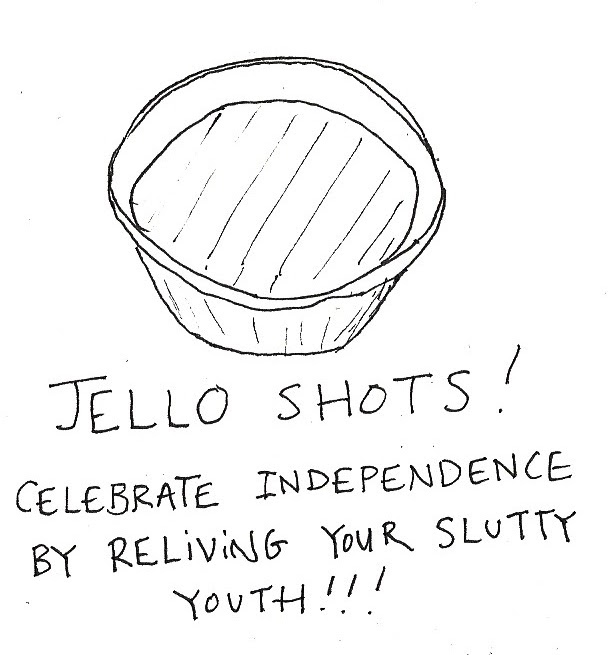 Hillary Boone Cartoons: Jello Shots!