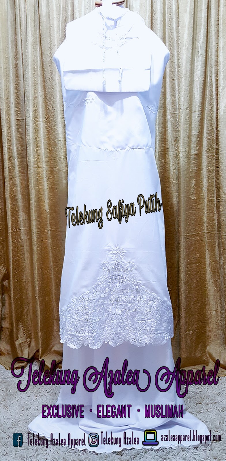 Telekung Solat Berkualiti, Murah dan Elegen: 2016