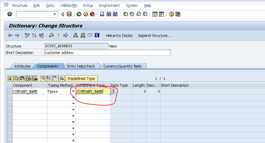 SAP TECH: Flat Structure