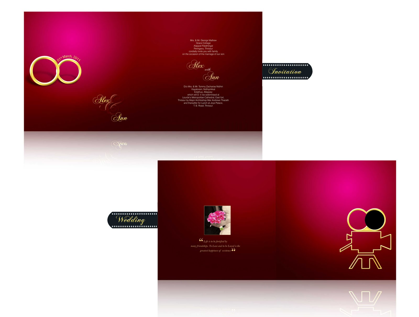 Photoshop Tutorials & Designs: Wedding Cards Designs