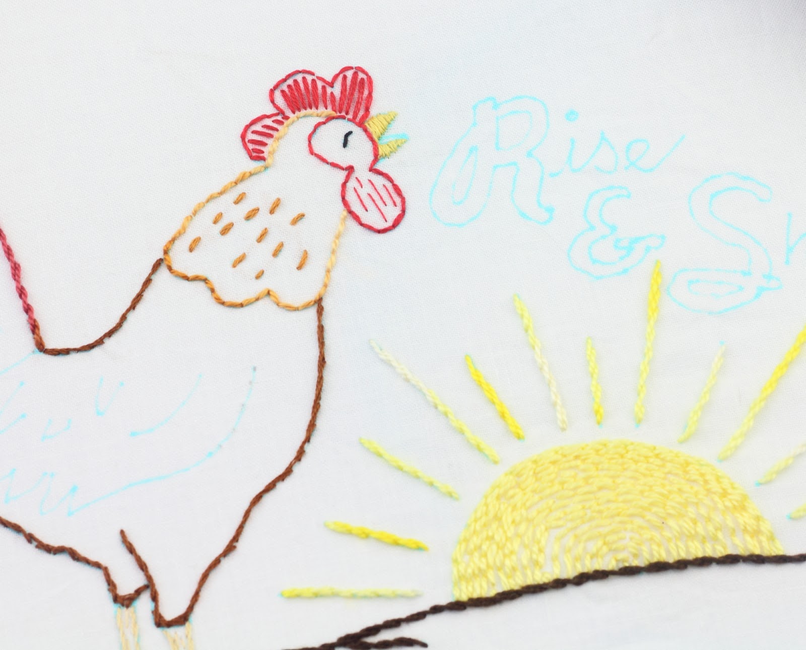 big B: Country Kitchen Embroidery Pattern