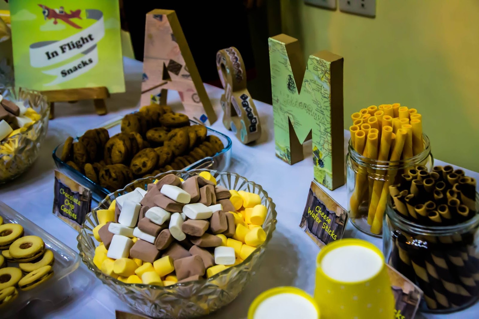 MomMieMei: DIY: Travel Theme Snack Buffet