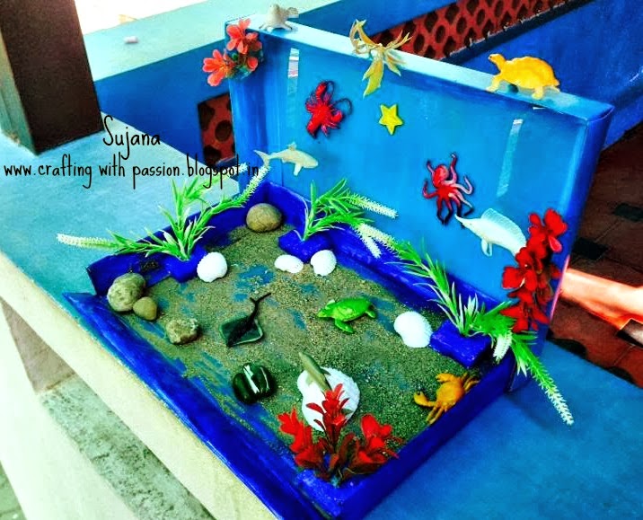 Crafting With Passion: Recycled Under-Sea School Project