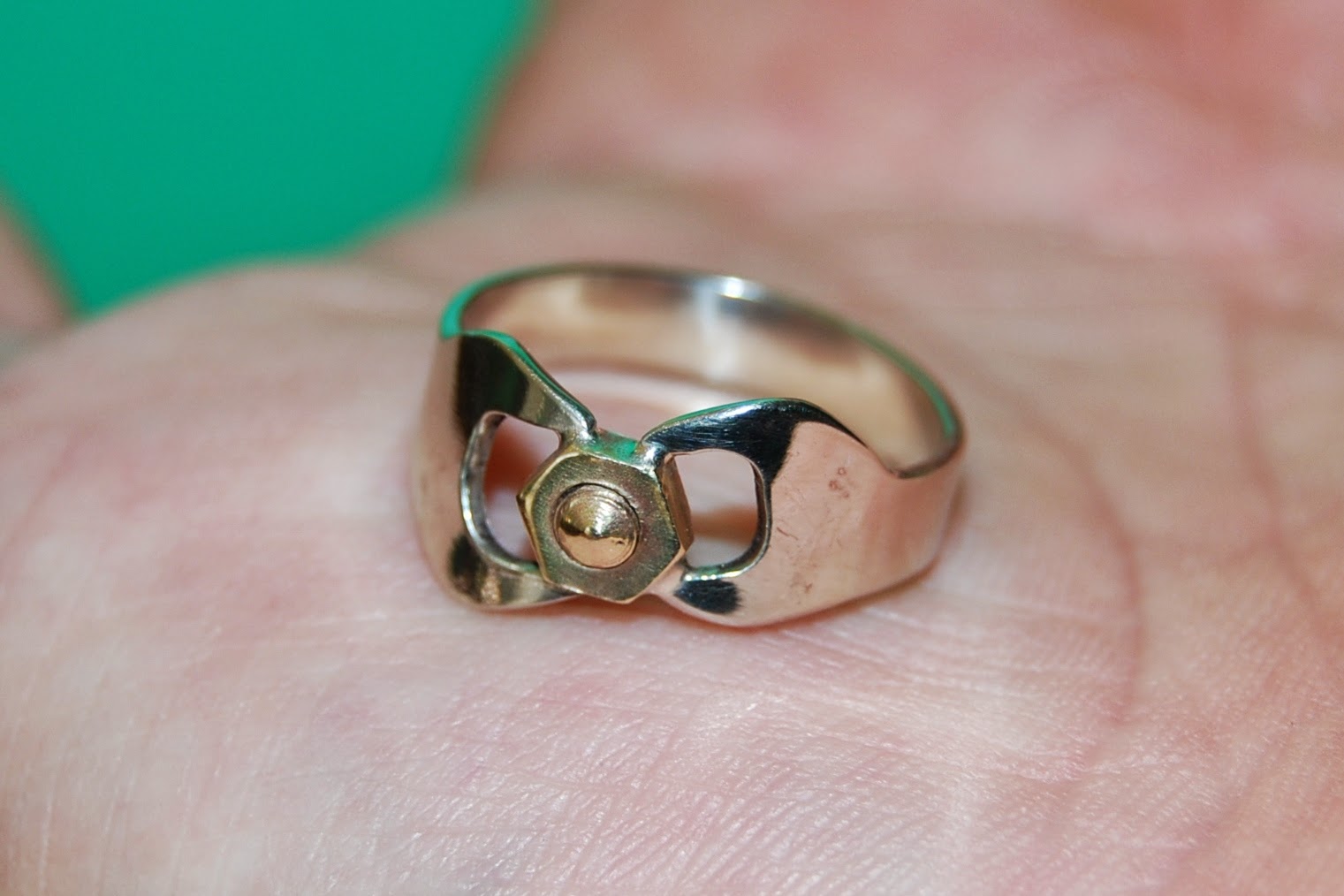 Hammered Hearts jewellery blog: Personal best ever spanner ring