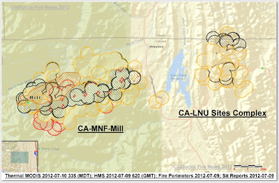 CFN - CALIFORNIA FIRE NEWS - CAL FIRE NEWS : CA-LNU-Sites Complex WUI ...