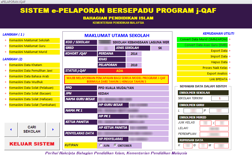 e pelaporan jqaf 2017 - Fiona Grant