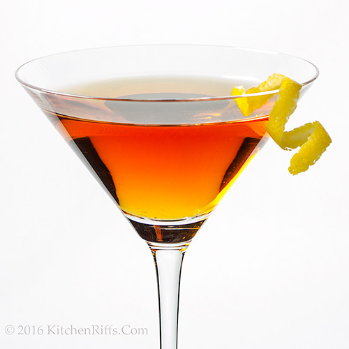 Kitchen Riffs: The Martinez Cocktail