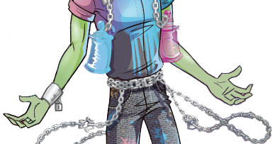 Todo sobre Monster High: Artworks/PNG de Porter Geiss & Kiyomi Haunterly