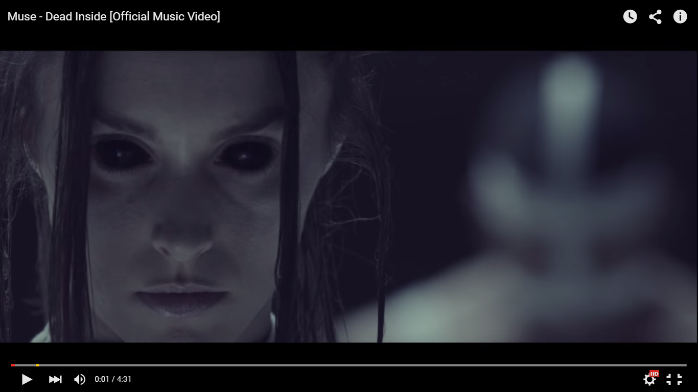 A2 Media Advanced Portfolio : Music Video Analysis - Muse : Dead Inside