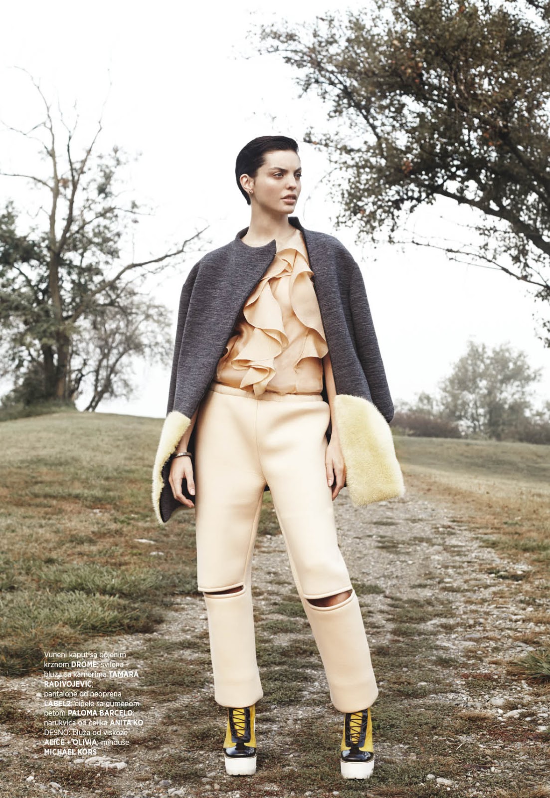 Kit Reeve in Harper's Bazaar Serbia January 2015 by Fabrizio Scarpa