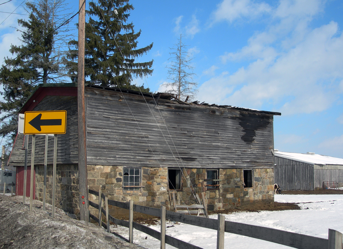 Lester's Flat: This old barn is falling down, falling down, falling down...