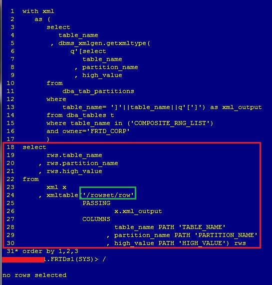 OraSal: Using XML 10: Comparing functions