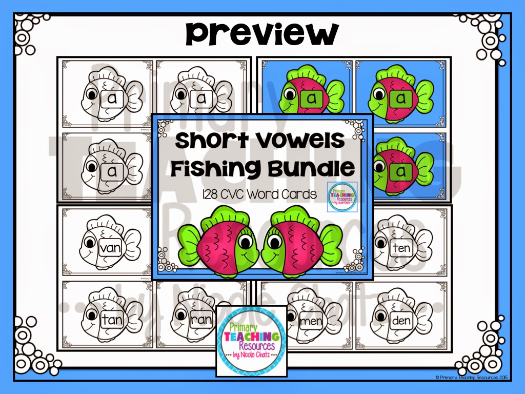 Go Fishing (limited time FREEBIE included)! - Primary Teaching Resources