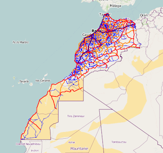 Réseau Routier - Maroc Maps
