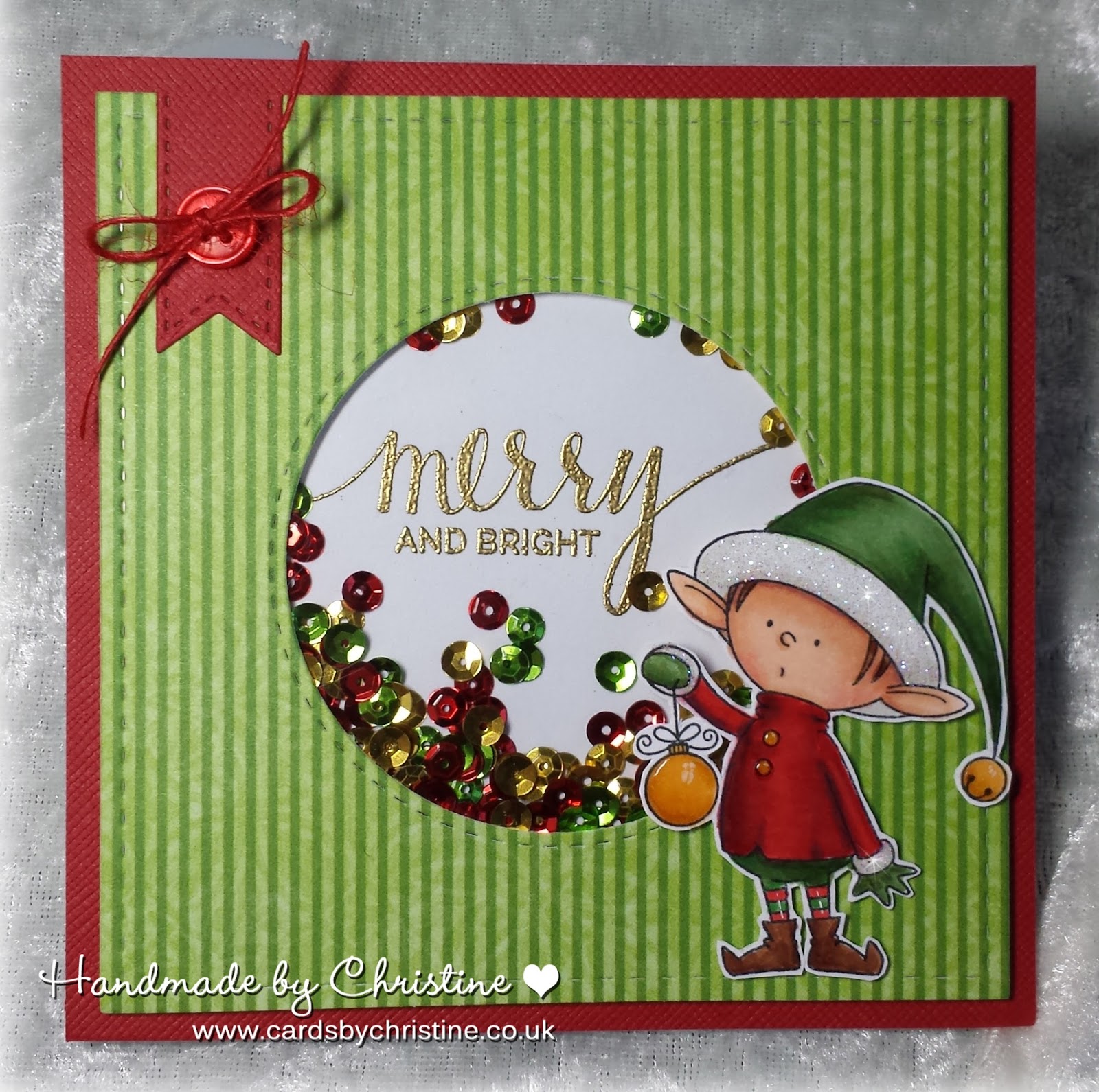 Handmade by Christine: One of Santa's Elves...