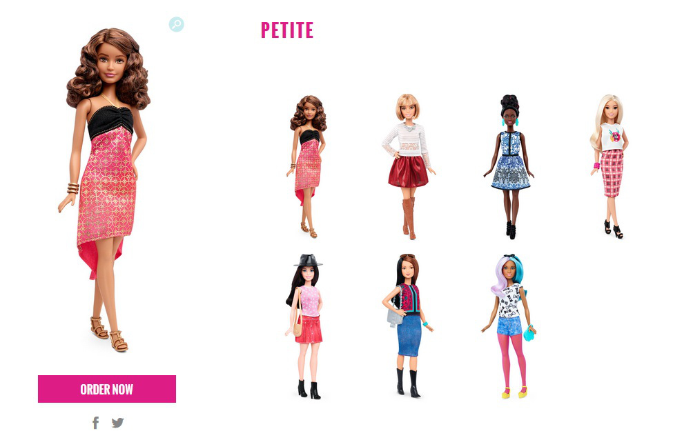 iLook: BARBIE FASHIONISTAS 2016 COMES IN ALL SHAPES: CURVY, PETITE AND TALL