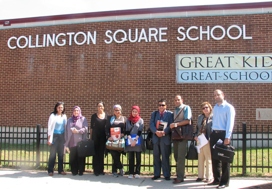 BCP News: Egyptian Educators Visit Collington Square School